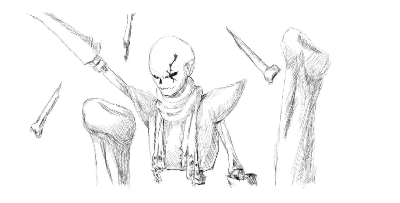 Fell!papyrus by anime-moron on DeviantArt