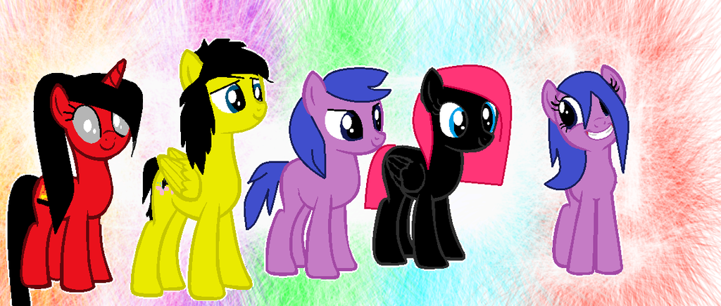 Group of ponies background by angelasha on DeviantArt