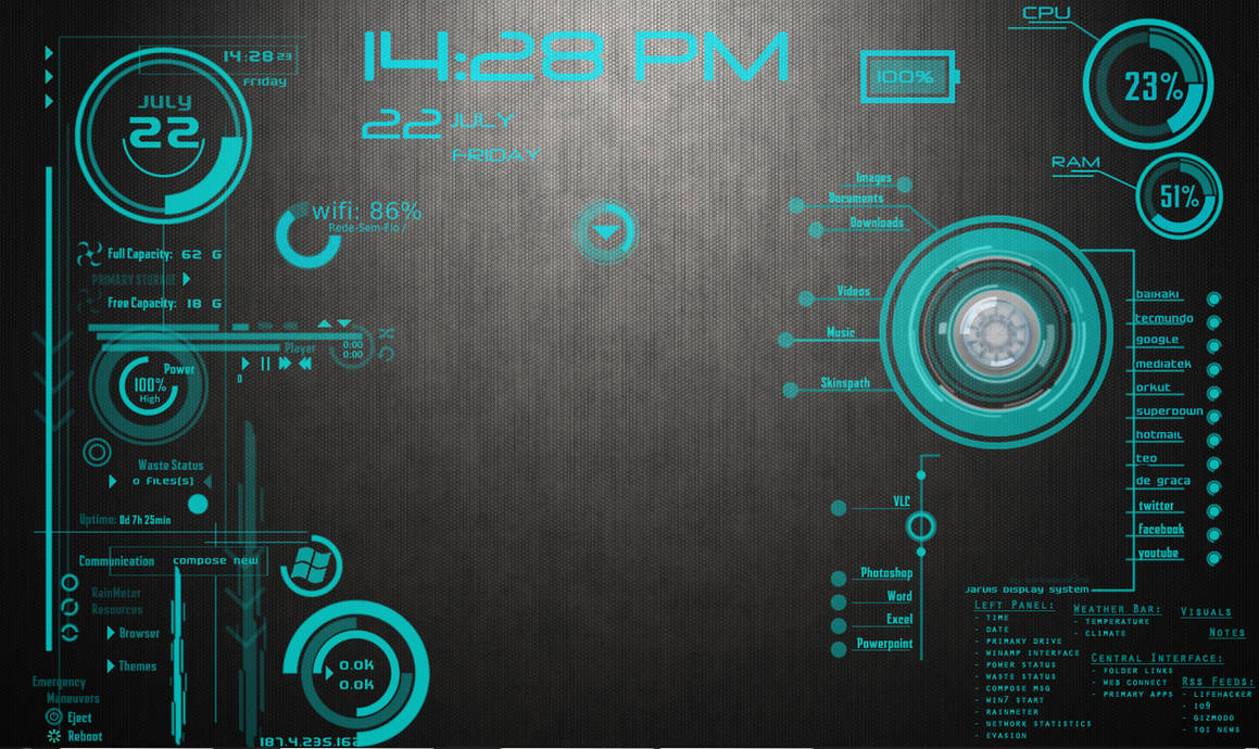 MediaTek Rainmeter by mferrari82 on DeviantArt