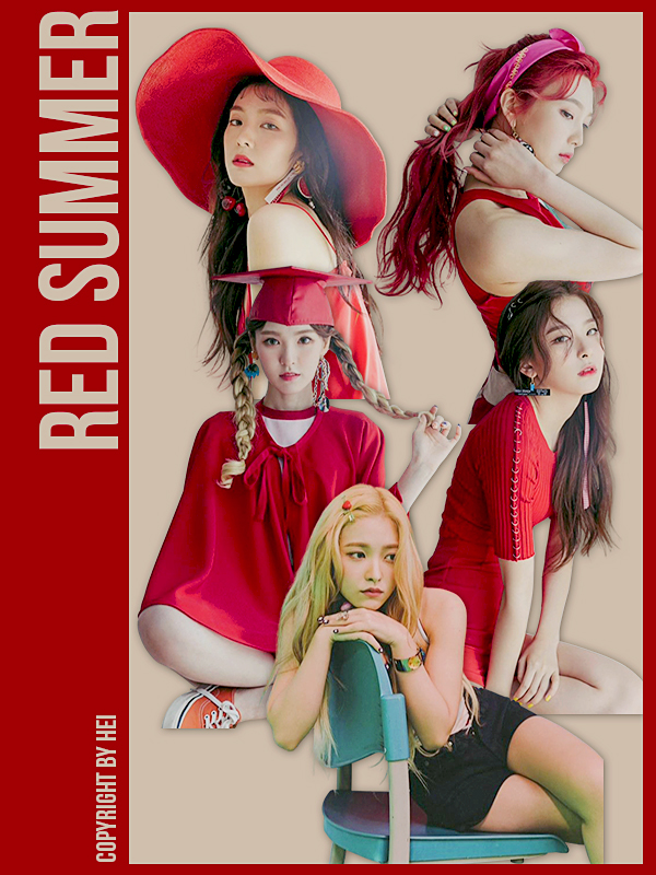 Red Velvet Red Summer 5P png by hyukhee05 on DeviantArt