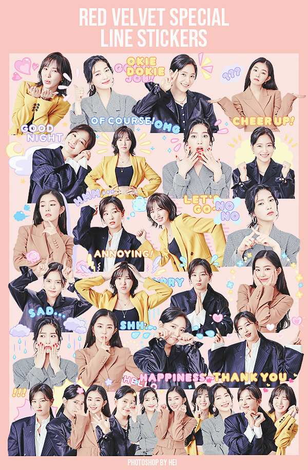 Red Velvet SPECIAL Line Stickers by hei by hyukhee05 on DeviantArt
