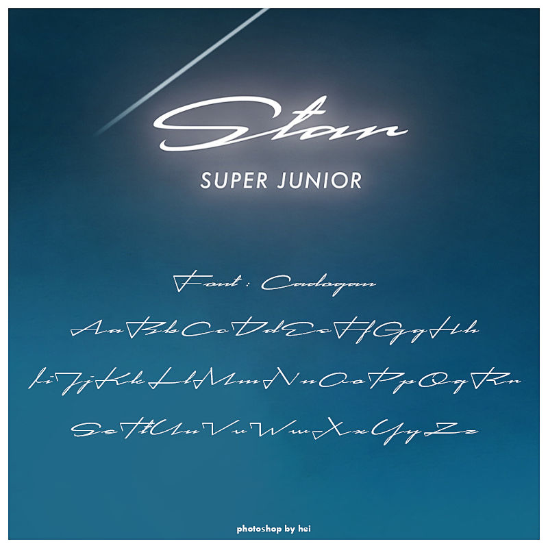 Super Junior Star font by hyukhee05 on DeviantArt