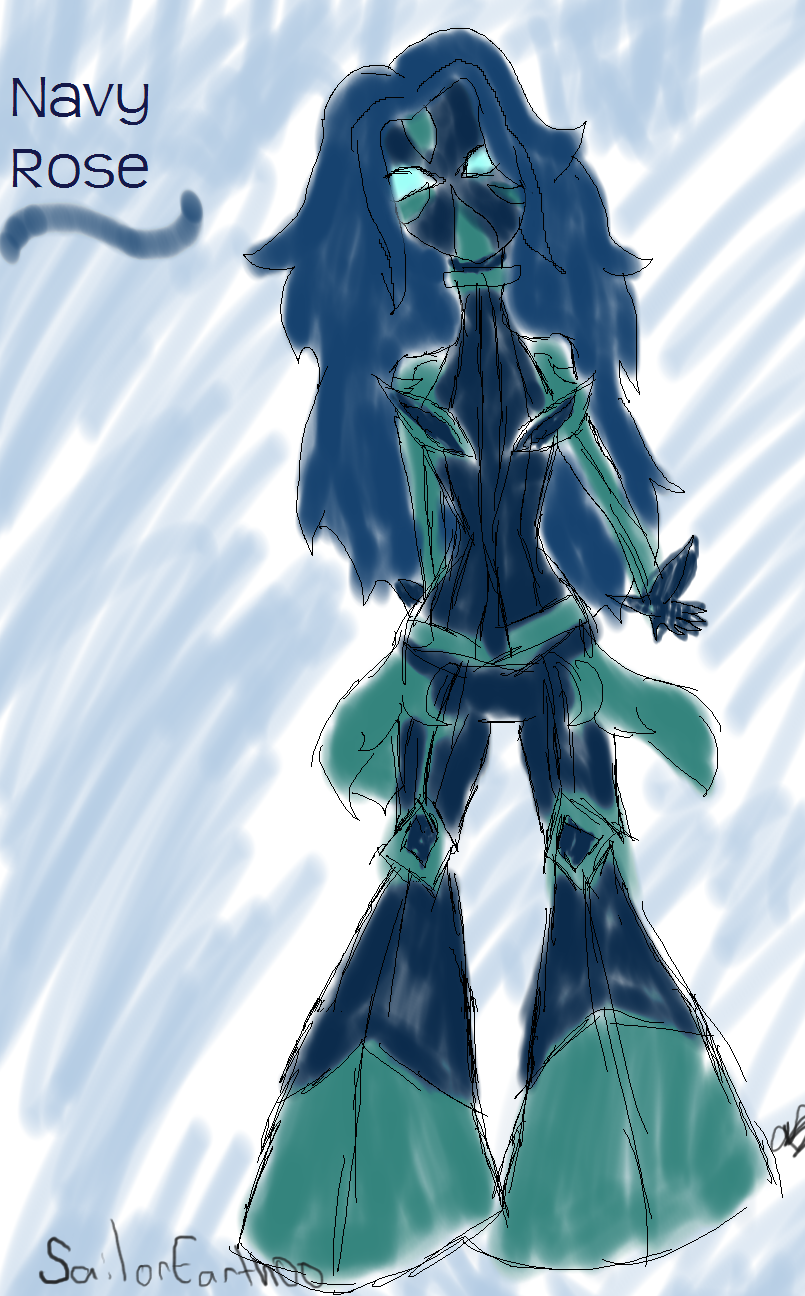 Accel world oc NAVY ROSE (avatar form) by CaptainAshtyn on DeviantArt