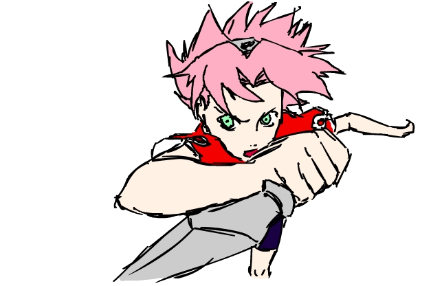 Sakura attacks by Hitshiro on DeviantArt