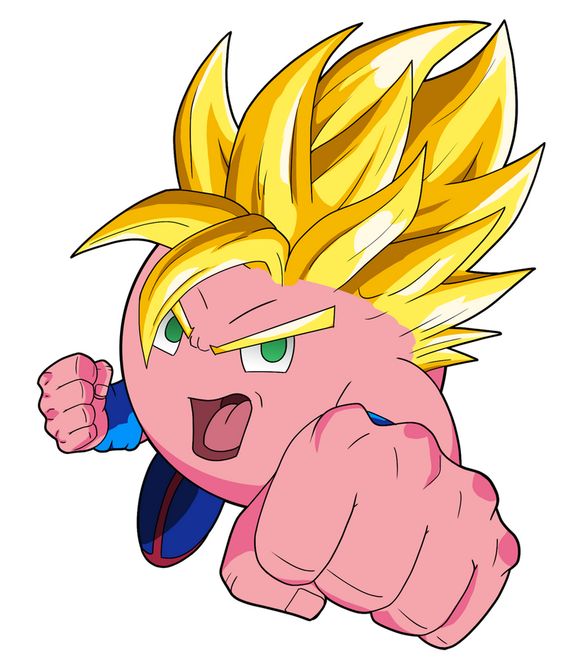 Kirby Goku Full Quality by Joey-Cola on DeviantArt