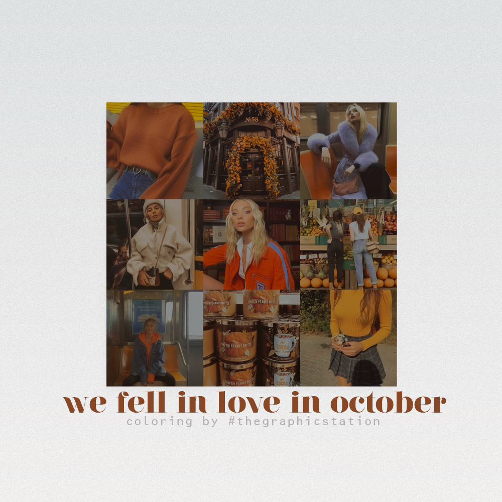 we fell in love in october by #graphicstation by dagraphicstation on ...