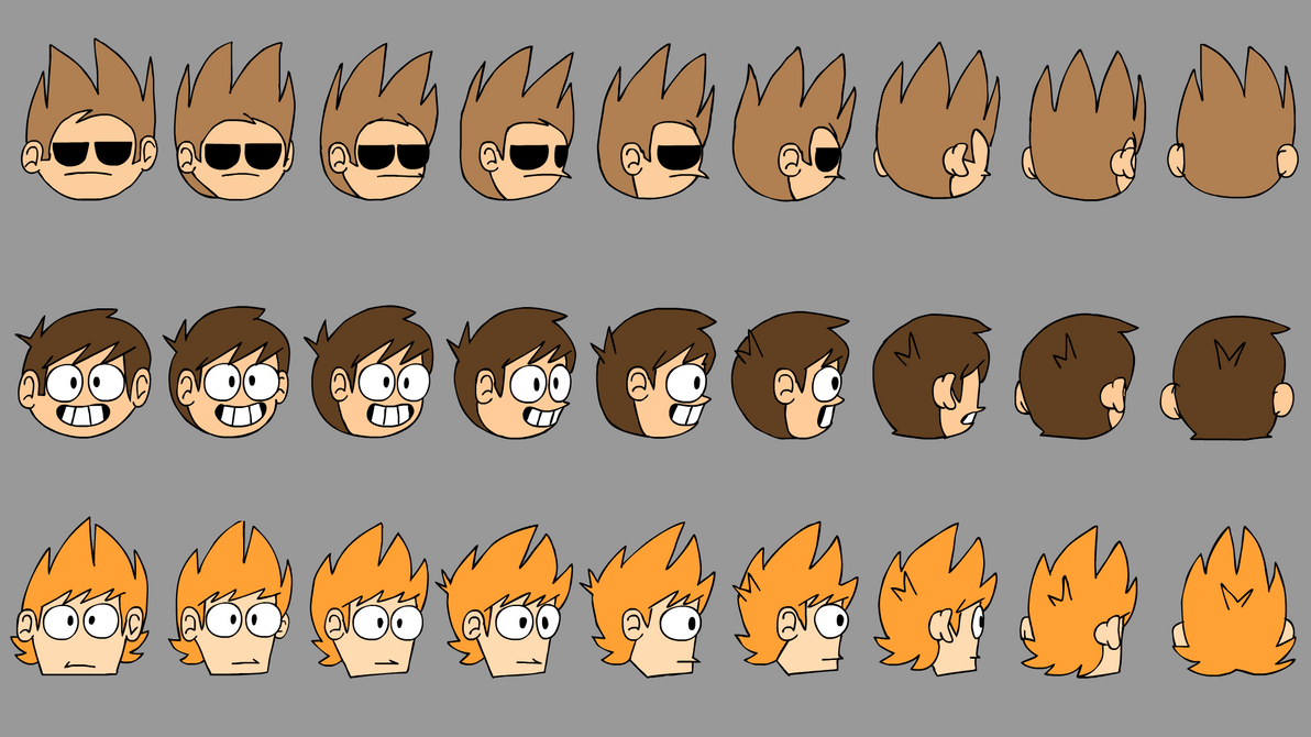 Eddsworld characters - spinning heads by ENEKOcartoons on DeviantArt