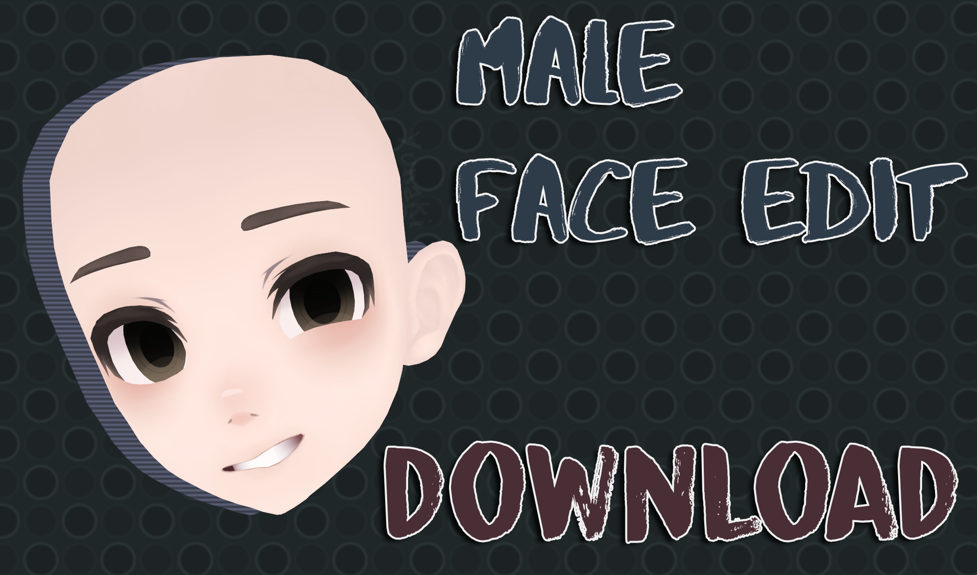 TDA Male Face Edit DOWNLOAD by YunakiPix on DeviantArt