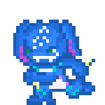 Fizz Pixel Art Tridente Horizontal by SeaAndStones on DeviantArt