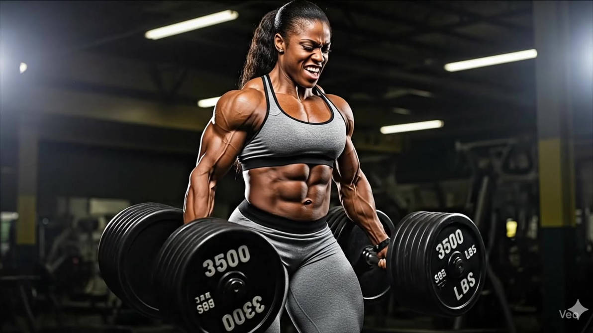 Muscle Girl in the Lockup by demented20 on DeviantArt