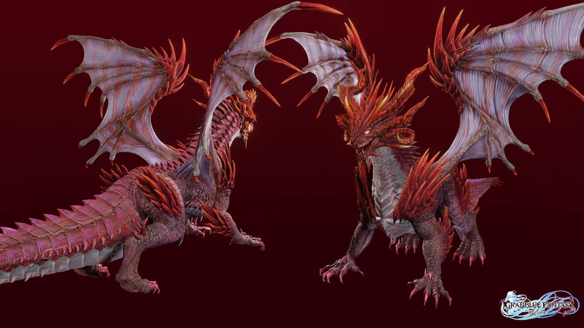 Granblue Fantasy Relink - Vrazarek Firewyrm by Raregundy on DeviantArt