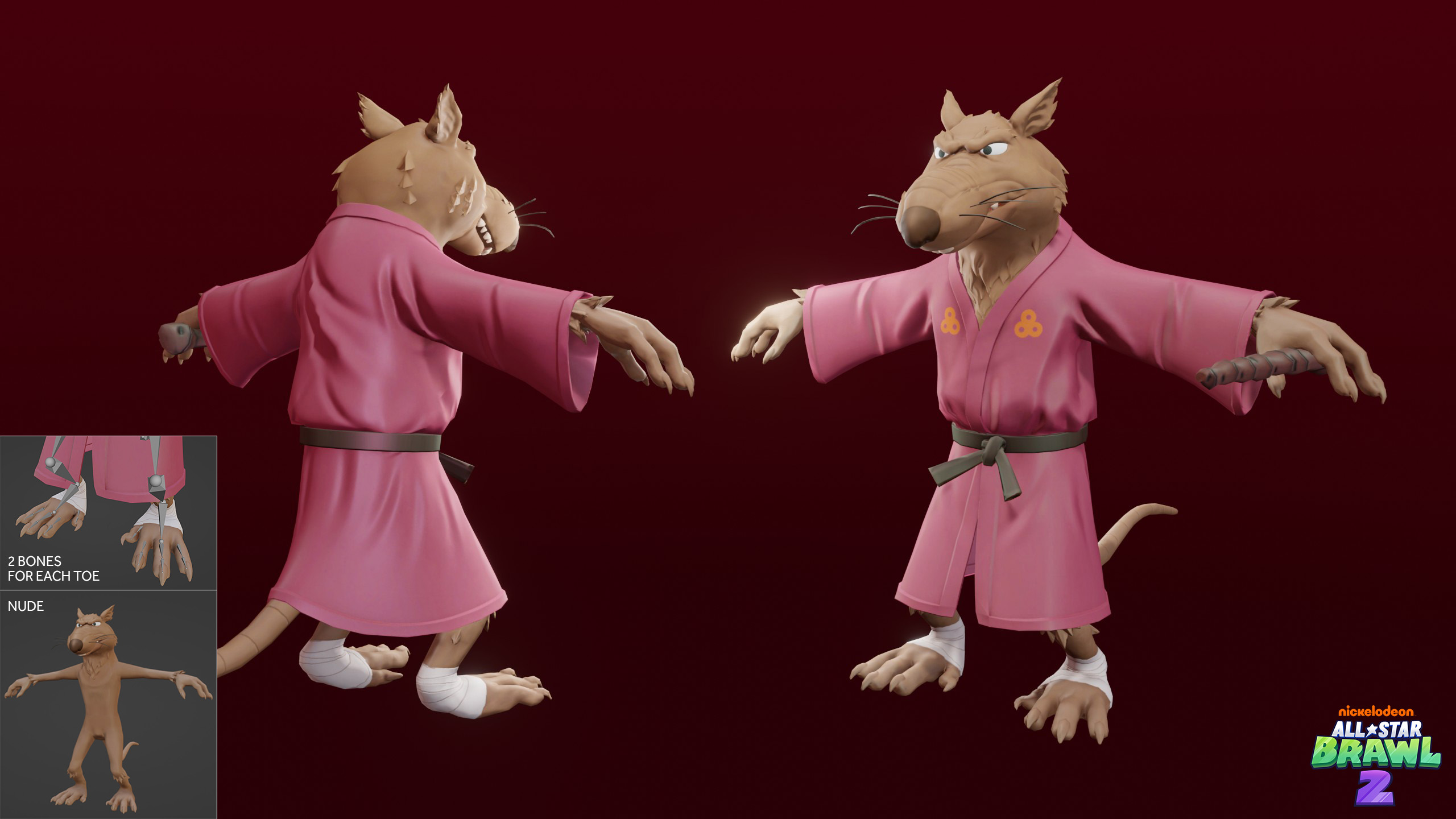 Nickelodeon All-Star Brawl 2 - Master Splinter by Raregundy on DeviantArt