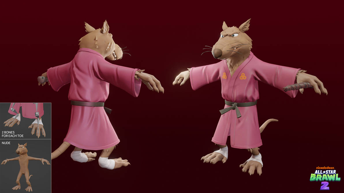 Nickelodeon All-Star Brawl 2 - Master Splinter by Raregundy on DeviantArt