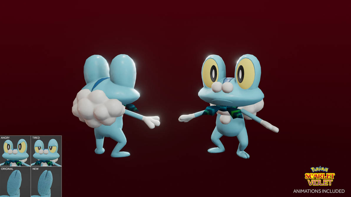 Pokemon S/V - Froakie by Raregundy on DeviantArt