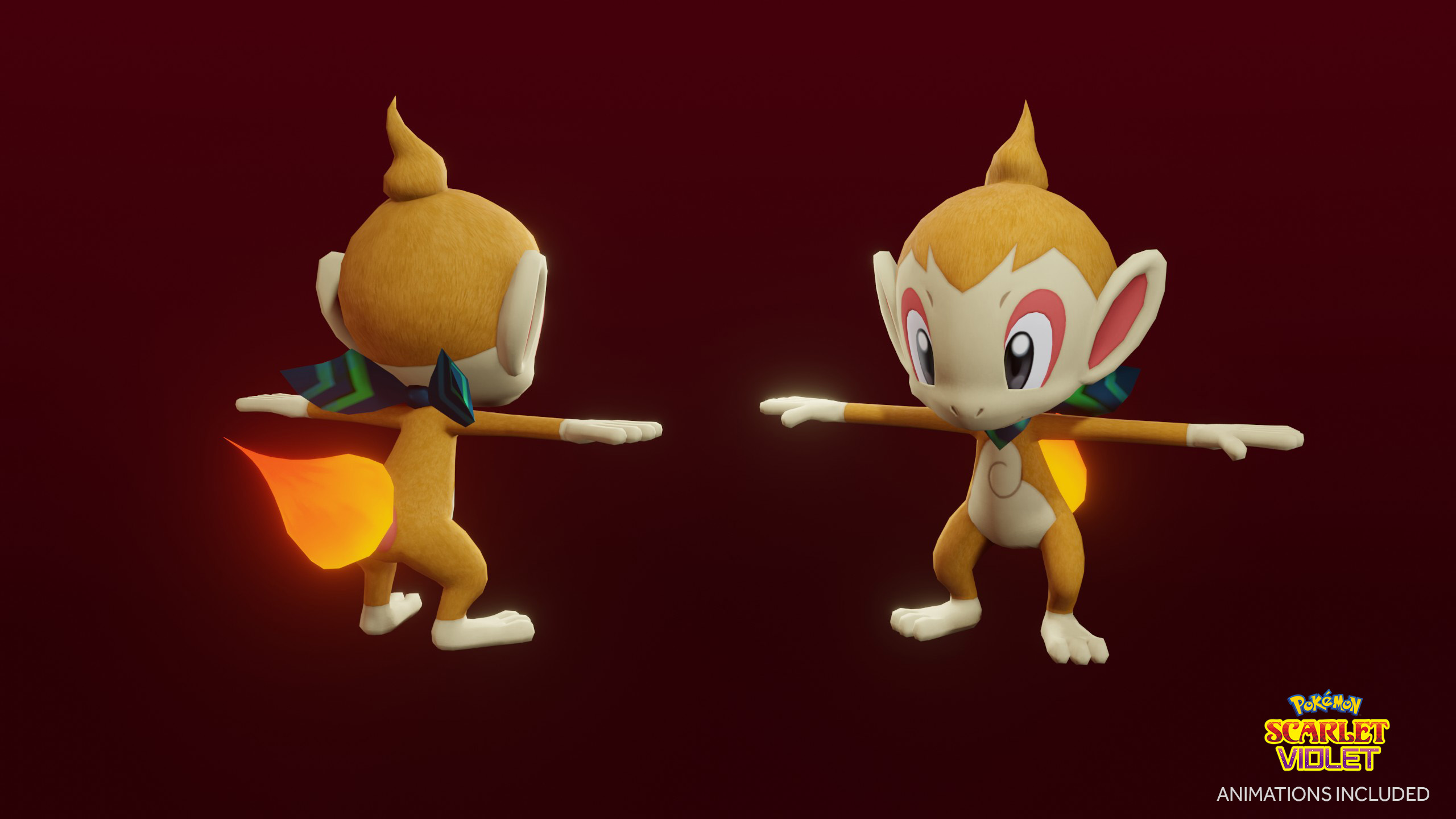 Pokemon S/V - Chimchar by Raregundy on DeviantArt
