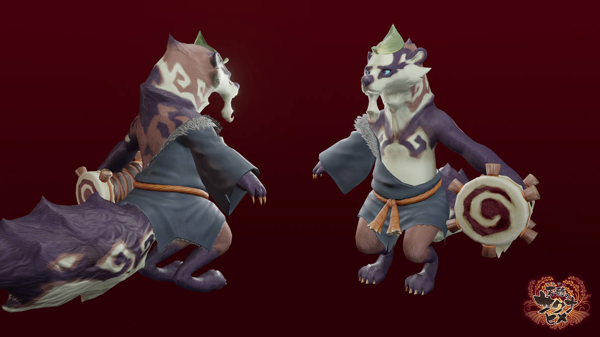 Sakuna: Of Rice and Ruin - Demon Badger/Mujina-Oni by Raregundy on ...