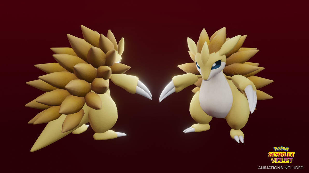 Pokemon S/V - Sandslash by Raregundy on DeviantArt