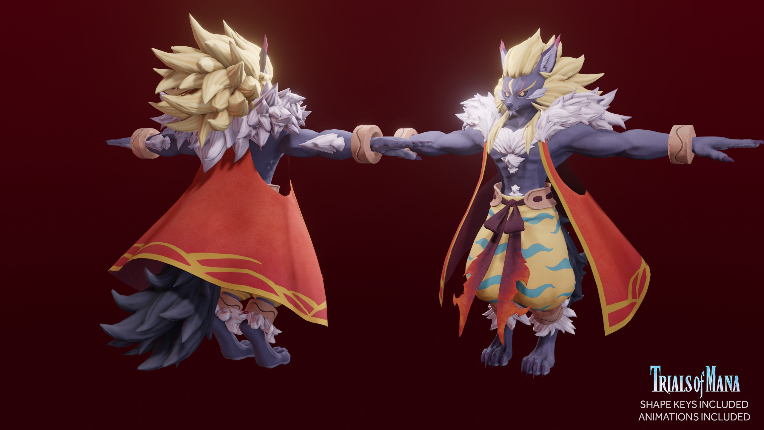 Trials of Mana - Beast Ludgar by Raregundy on DeviantArt