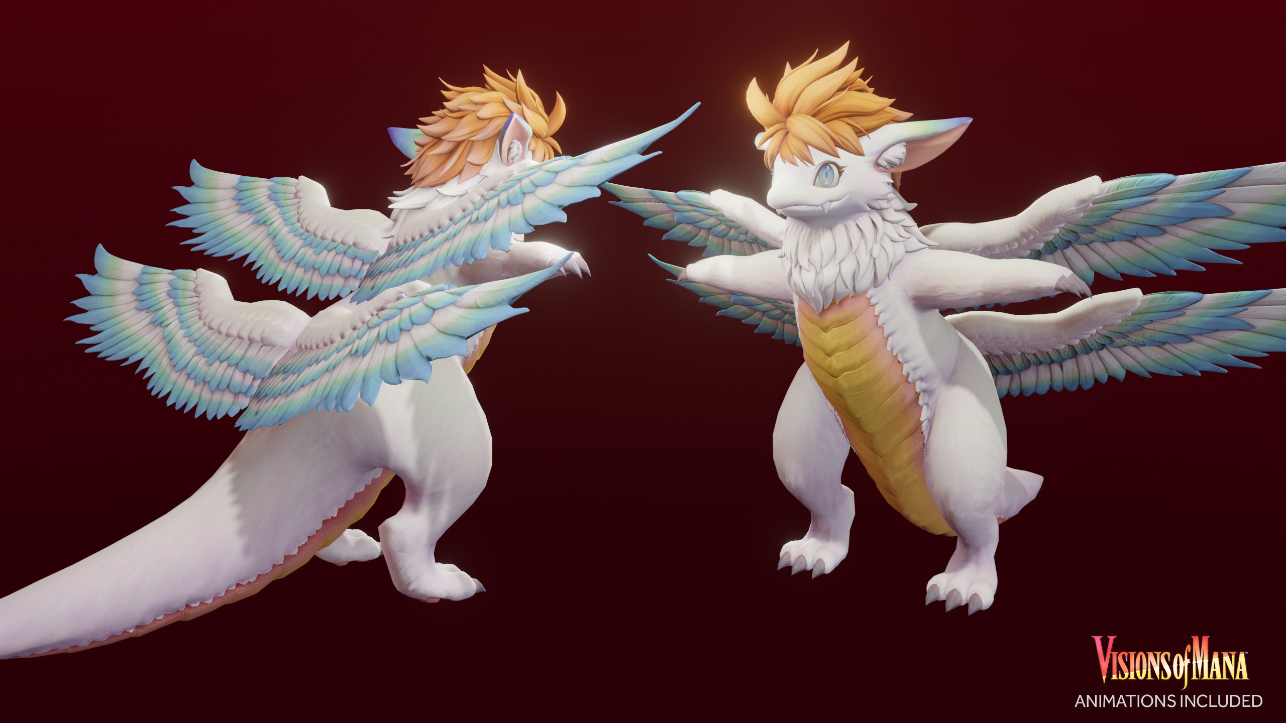 Visions of Mana - Flammie by Raregundy on DeviantArt