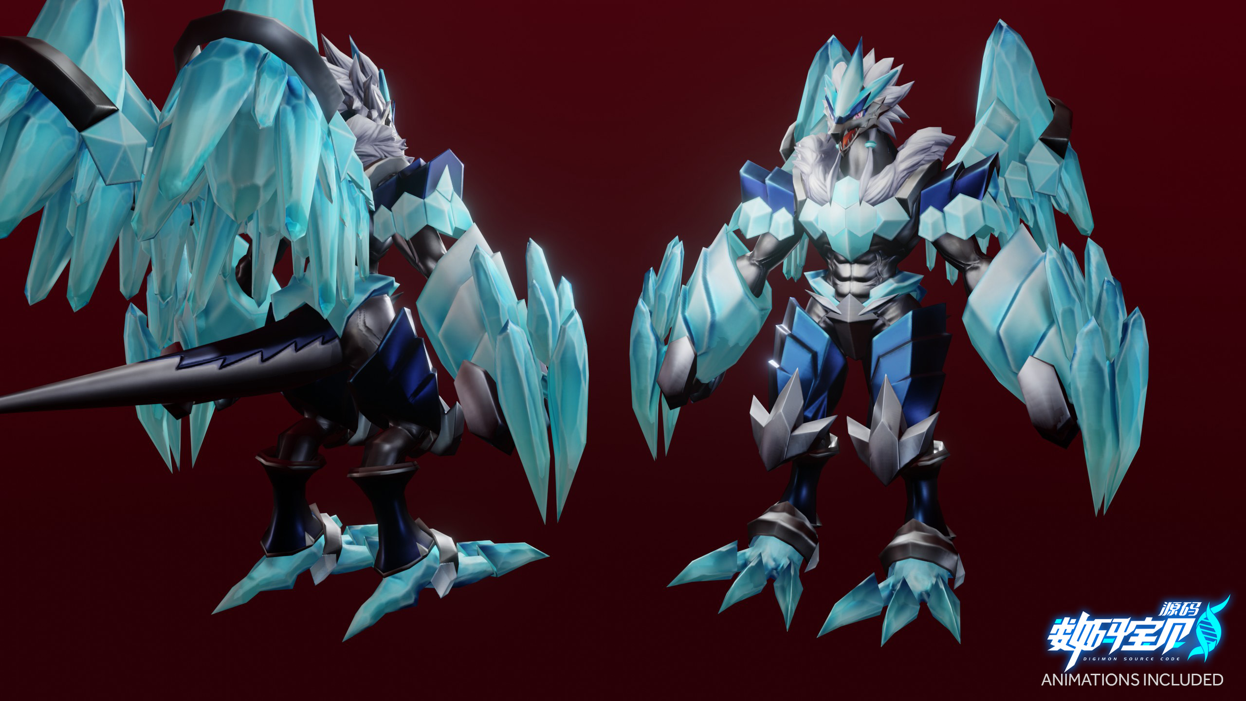 Digimon: Source Code - CrysPaledramon by Raregundy on DeviantArt