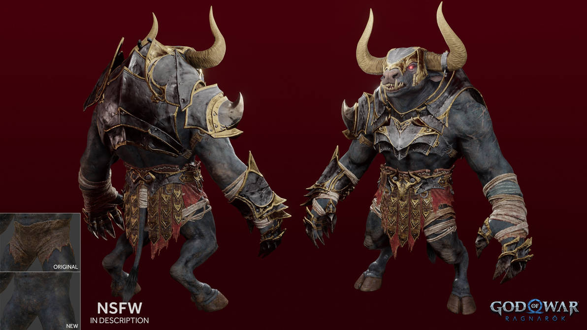 God of War Ragnarok - Minotaur by Raregundy on DeviantArt