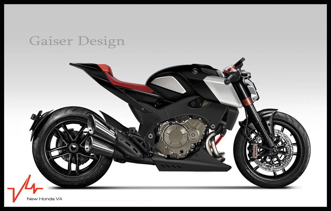 Honda V4 Concept by Gaiser-motorcycles on DeviantArt