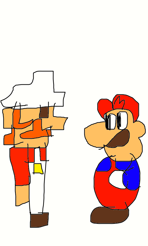 Japanese Mario and USA Mario by Mariofanboy3 on DeviantArt