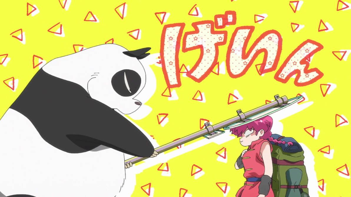 Panda knocking out Ranma by MurenoGranda on DeviantArt