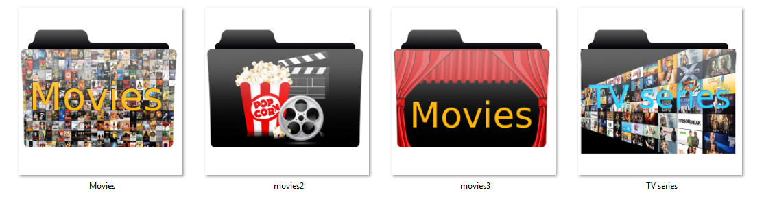 movies tv series folder logo pack v1 by mtbboyvt on DeviantArt