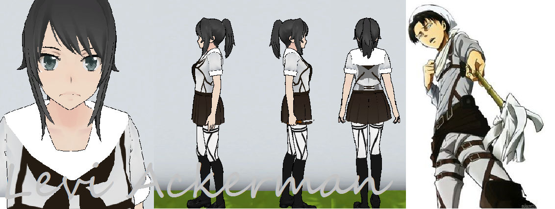 Levi Ackerman-Yandere Sim Skin by Jtaylor939 on DeviantArt