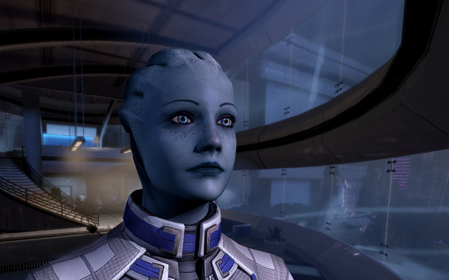 Liara wallpaper by MichaWha on DeviantArt