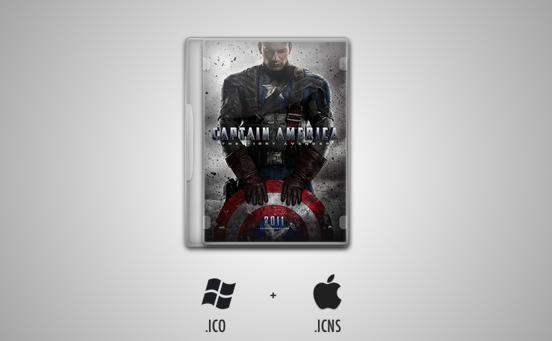 Captain America DVD Cover Icon by theminimalisto on DeviantArt