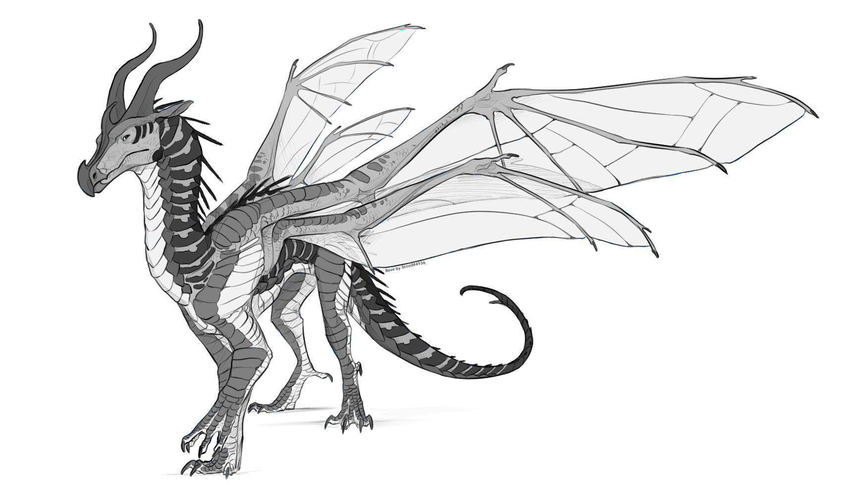 COLORED Stood's Hivewing base. by AM-AKA-Storm on DeviantArt