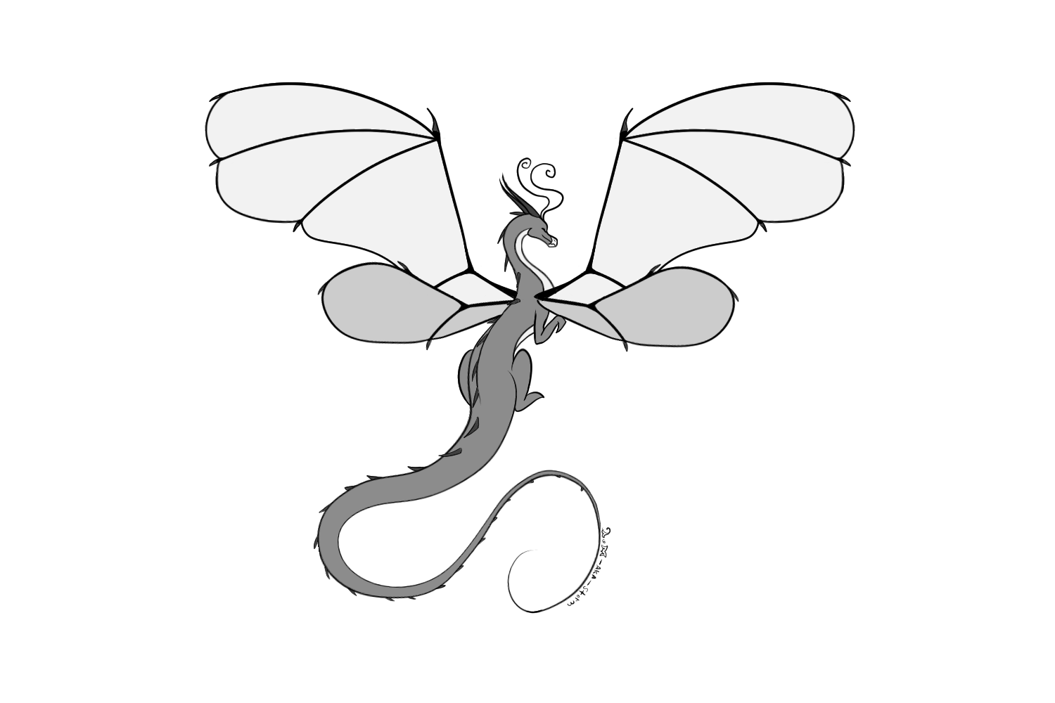 Cute lil' Silkwing Base by AM-AKA-Storm on DeviantArt