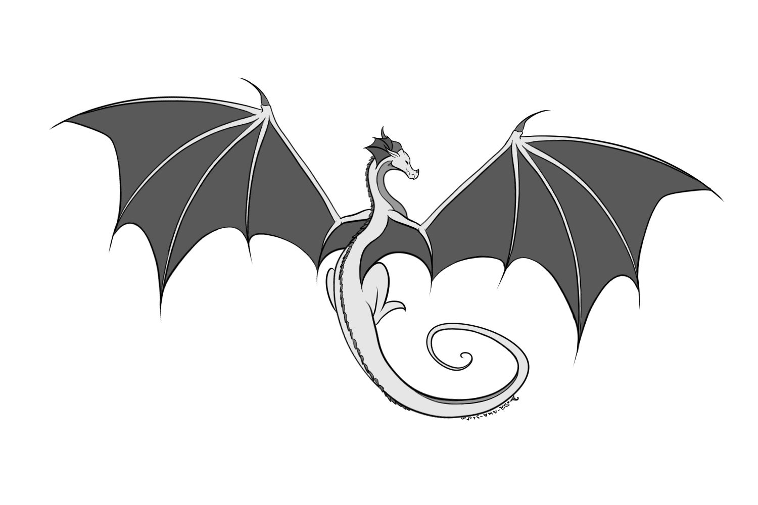 Cute lil' Rainwing by AM-AKA-Storm on DeviantArt