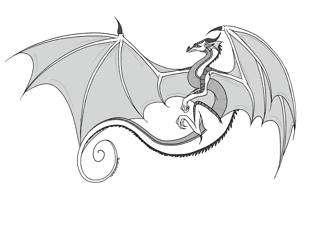 Rainwing Base Colored by AM-AKA-Storm on DeviantArt