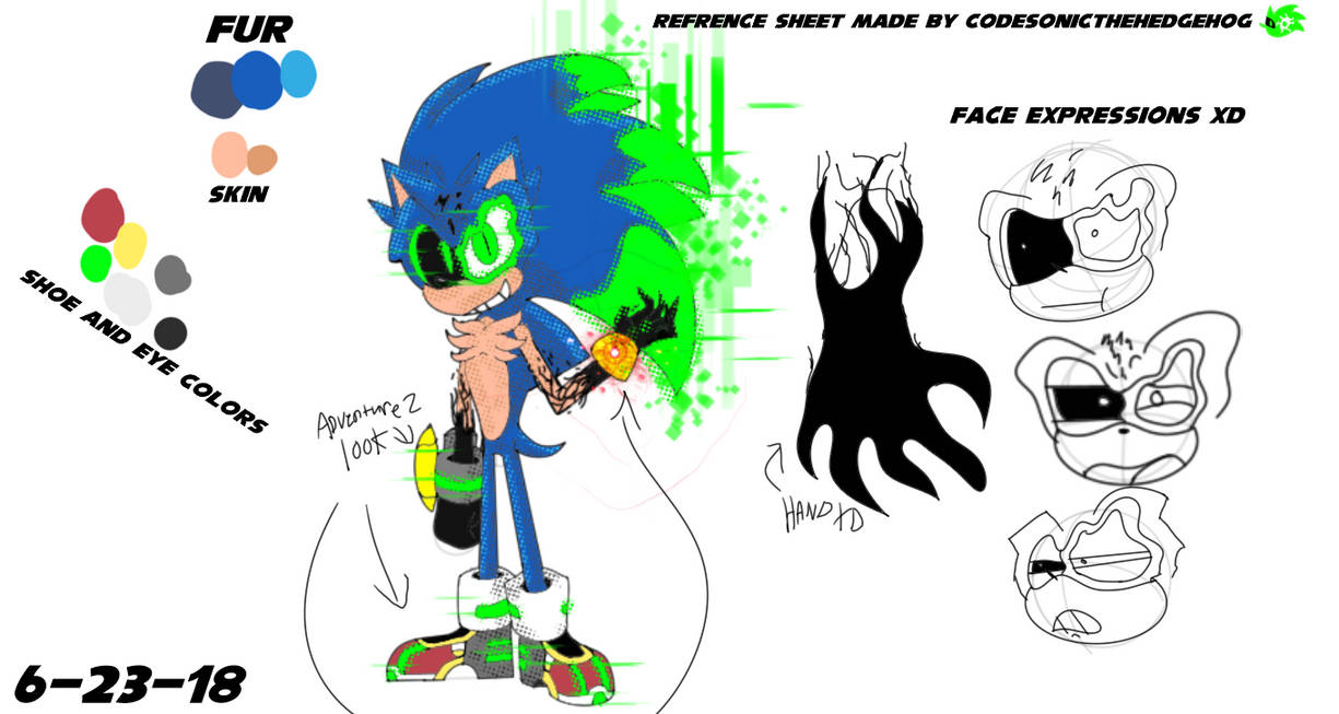 Code character reference sheet by CodeSonicTheHedgehog on DeviantArt
