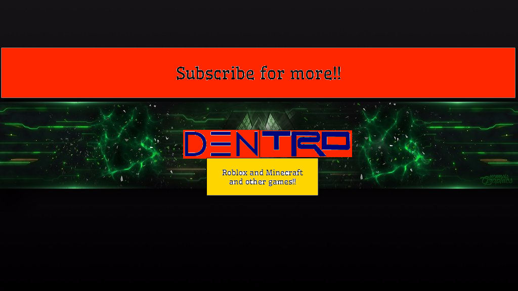 My youtube banner!! V.2 by DenTRD on DeviantArt