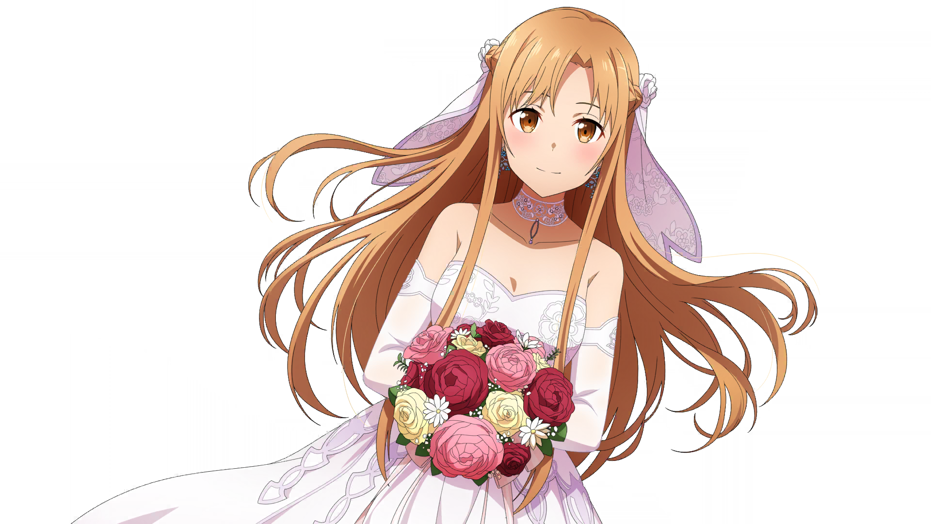 SAOVS Asuna - Wedding Dress by SinonVRC on DeviantArt