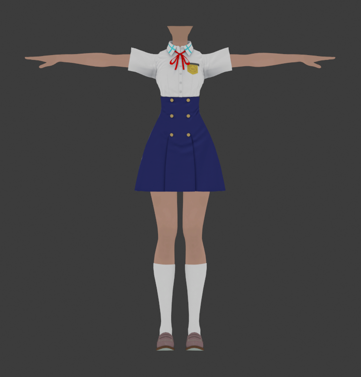 SAOFB - Female School Uniform by SinonVRC on DeviantArt