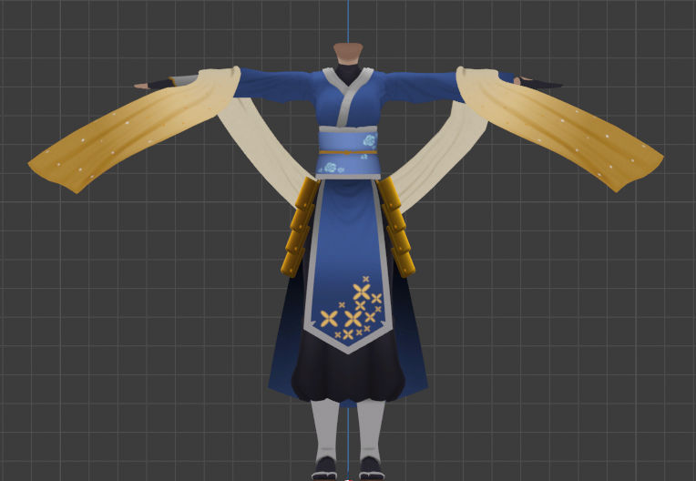 SAOAL - Female Blue-Gold Flower Haori by SinonVRC on DeviantArt