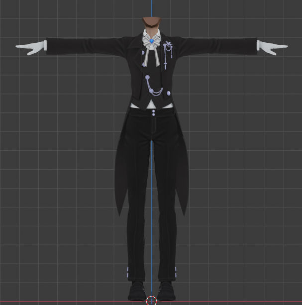 SAOAL - Male Butler Outfit (Myosotis DLC) by SinonVRC on DeviantArt