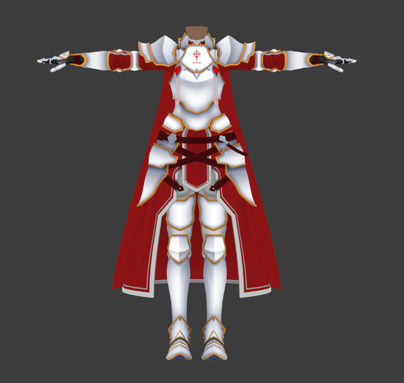 SAOAL - Male Armor of the Beloved by SwordArtOnlineVRC on DeviantArt
