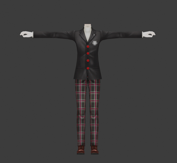 SAOIF - Male School Uniform (Persona 5) by SinonVRC on DeviantArt