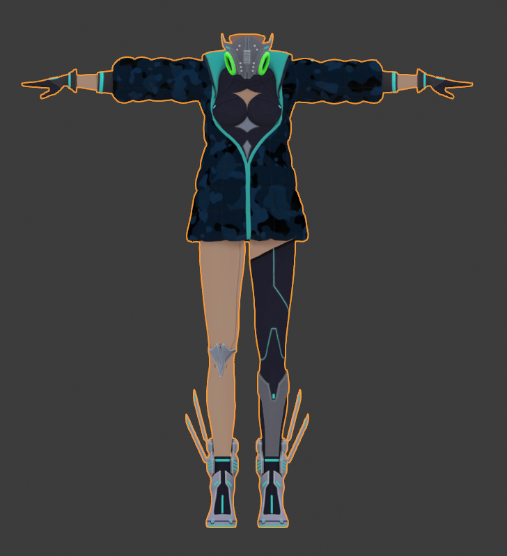 SAOAL - Female Electronic Disguise (Blue Camo) by SinonVRC on DeviantArt