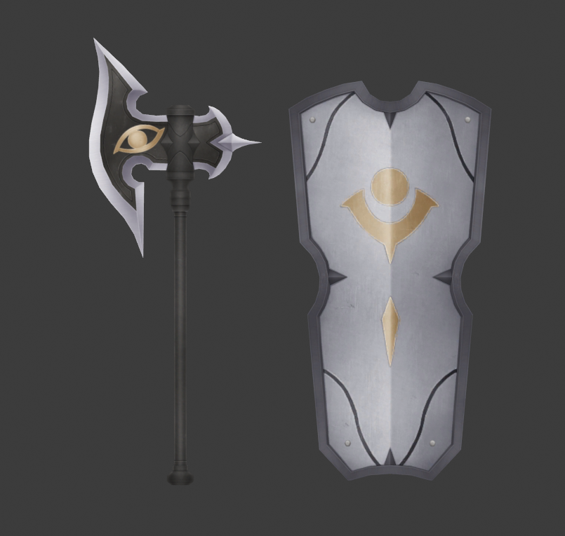 SAOLR Agil - Axe and Shield by SinonVRC on DeviantArt