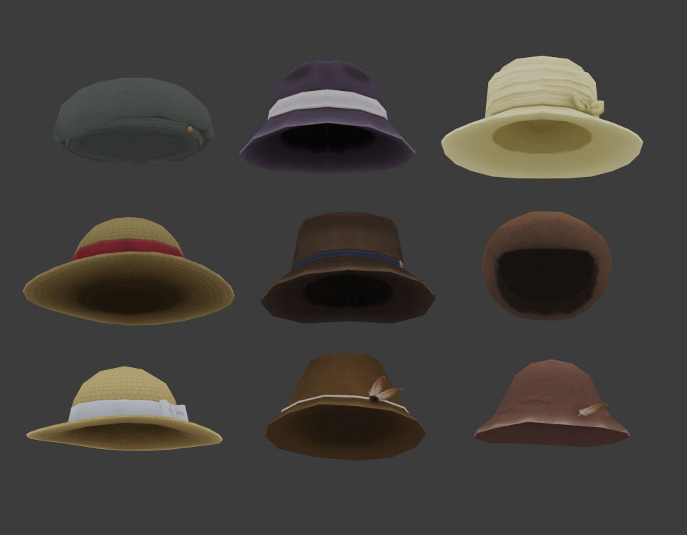 SAOAL - Hats by SinonVRC on DeviantArt