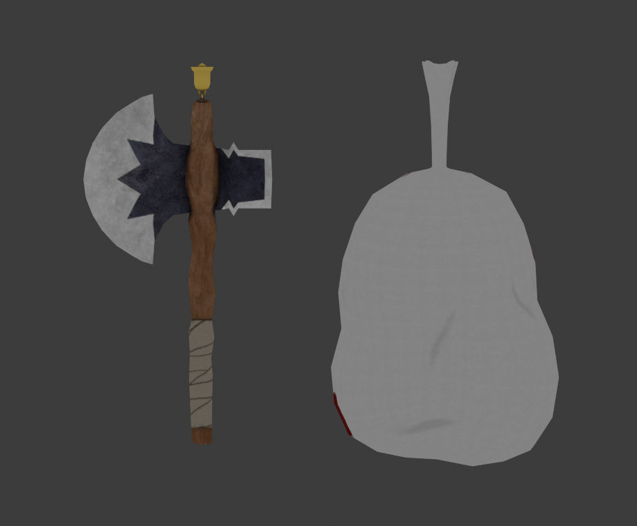 SAOVS Nicholas The Renegade - Axe and Sack by SinonVRC on DeviantArt