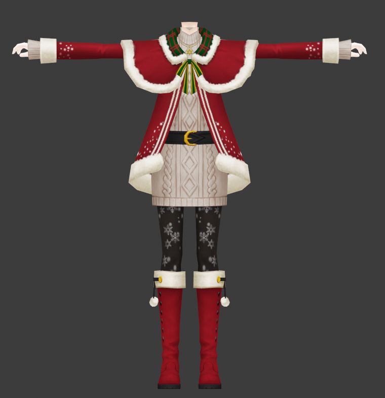 SAOIF - Christmas Outfit (Female) by SinonVRC on DeviantArt
