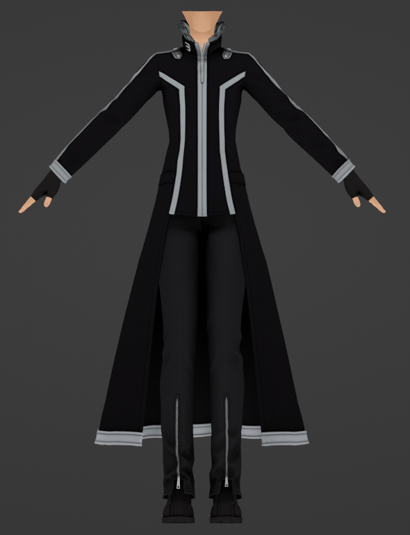SAOFD Kirito - Night Breeze Coat by SinonVRC on DeviantArt